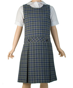 Cookie's Little Girls’ Bib Front Jumper with Kick Pleats (Sizes 2 - 6X)
