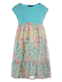 Nautica Girls' Short Sleeve Seashell Dress