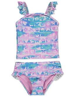Breaking Waves Girls' 2-Piece Butterfly Tankini