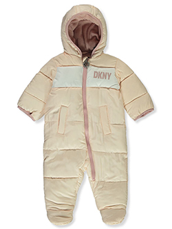 DKNY Baby Girls' Quilted Pram Suit