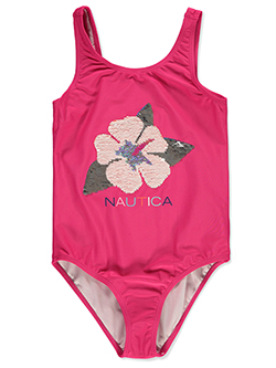 Nautica Girls' 1-Piece Swimsuit