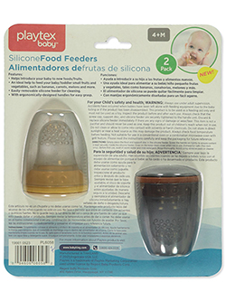 Playtex Baby 2-Pack Silicone Food Feeders