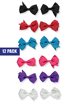 Buttons & Bows' 12-Pack Hair Bow Holiday Pack