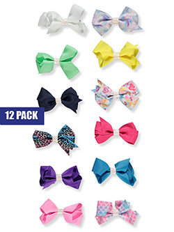 Buttons & Bows' 12-Pack Hair Bow Variety Pack